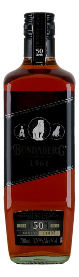 Bundaberg 1961-3 Bear Lim/Edi 50 Years Of Bundy R. Bear Rum 2011 (1x ...