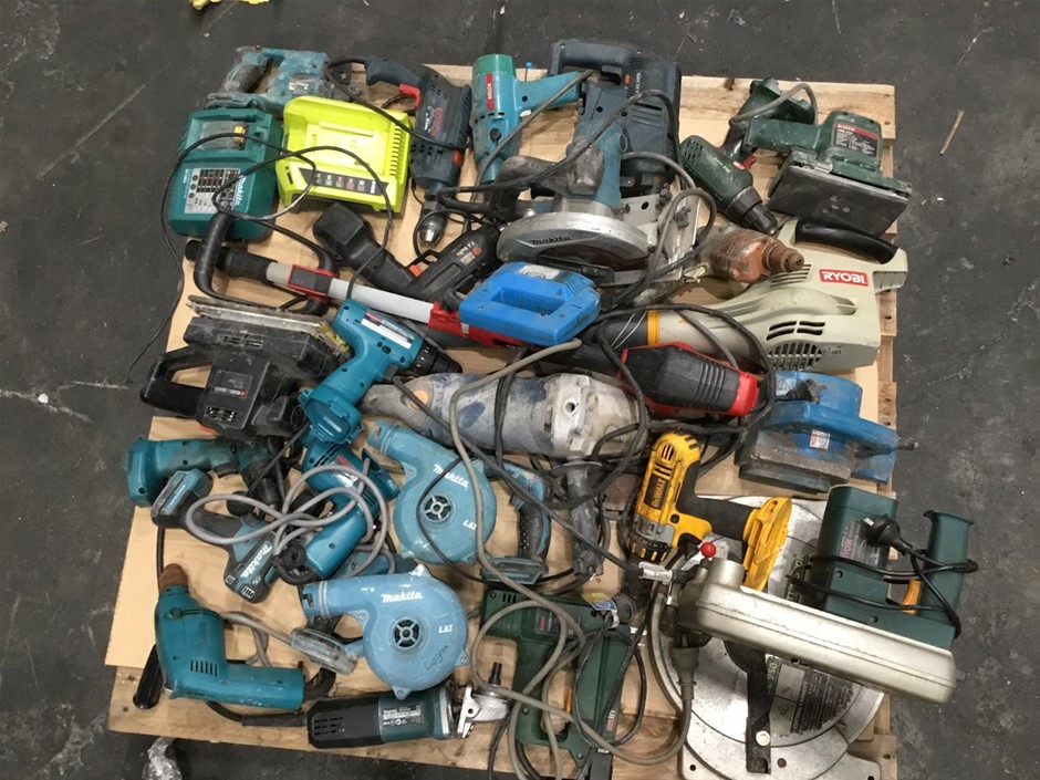 Mix Brand(Ryobi/Makita) Mix Model Power Tools Auction (0008-2564033 ...