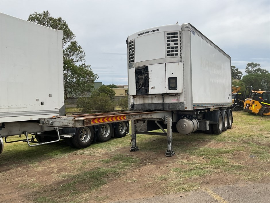 2004 Peki 3 Freezer Triaxle Refrigerated Lead Trailer Auction (0036 ...