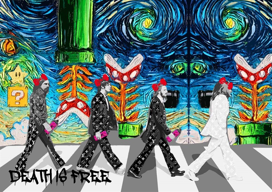 Death NYC Ltd Ed. Signed Graffiti Pop Art Print Auction (0016-2564206 ...