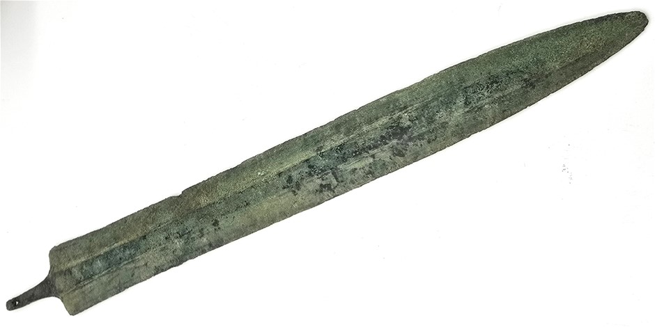 1000 BC WESTERN ASIATIC BRONZE SWORD (CHRISTIE'S PROVENANCE) Auction ...