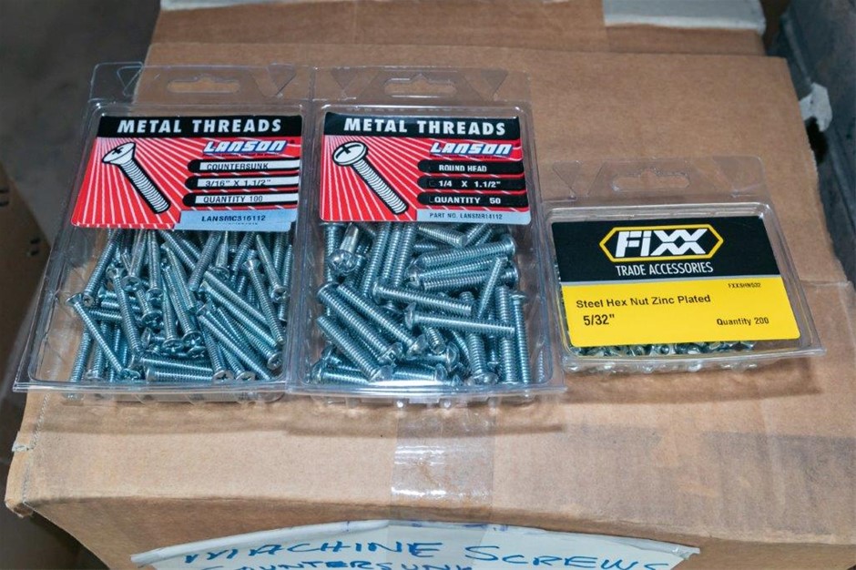 Pallet of Mixed Fasteners Auction (0048-5058920) | Grays Australia