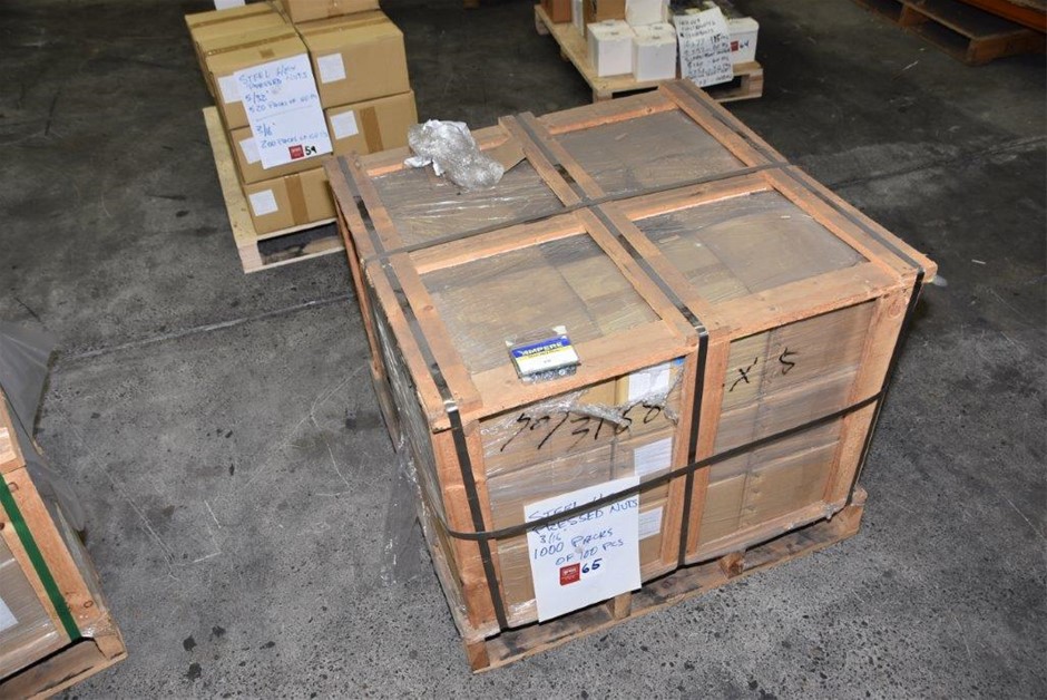 Pallet of Fasteners Auction (0065-5058920) | Grays Australia