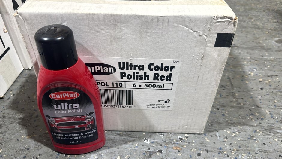 CarPlan Ultra Colour Car Polish (Red) Box of 6 Auction (0021-2564524 ...