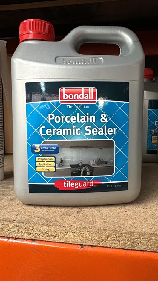 Bondall porcelain and ceramic sealer 2 Litres Auction (0026-2564524) | Grays Australia