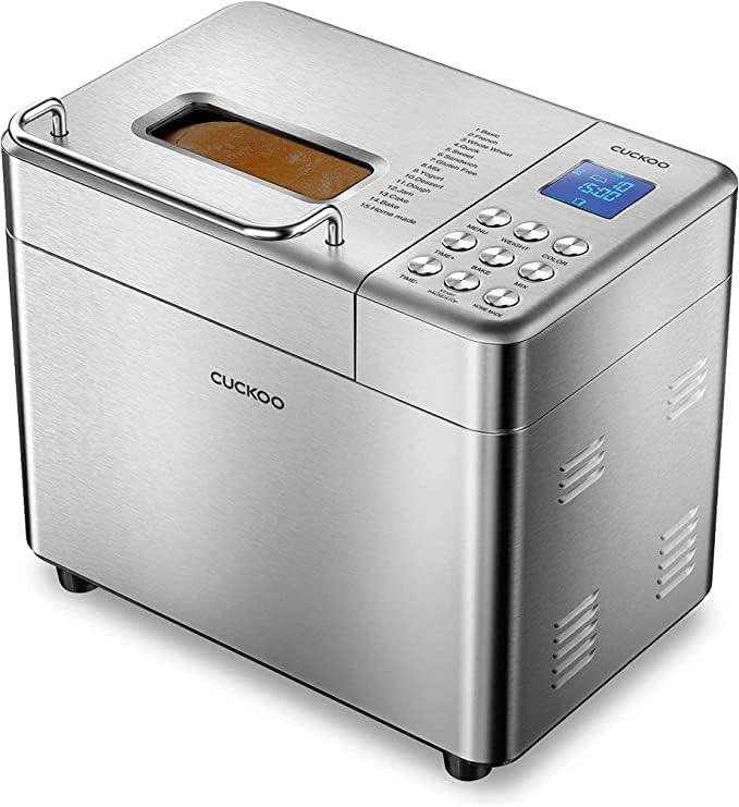 CUCKOO Multi-Functional Bread Maker, 1kg, 3 Loaf Size Options, Crust ...