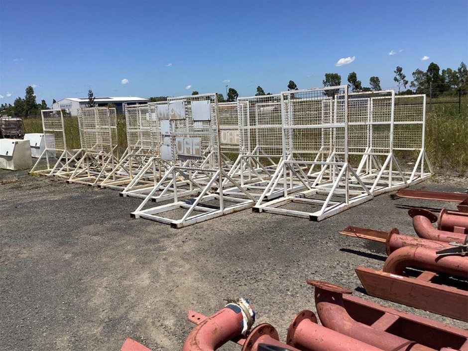 Fabricated Steel Barriers/Sign Boards Auction (0047-7055791) | Grays ...