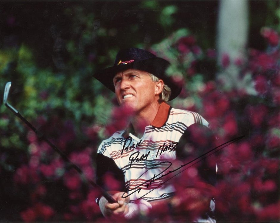 GREG NORMAN SIGNED GOLF PHOTO Auction (0004-2564713) | Grays Australia