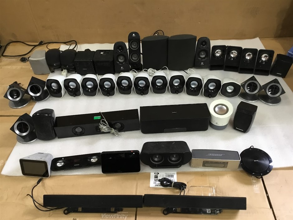 Panasonic/Logitech/BOSE mix model Portable Speakers Auction (0020-2564740) | Grays Australia