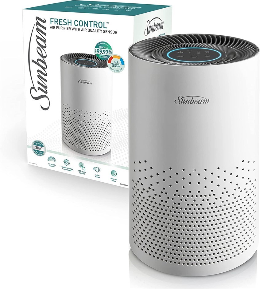 SUNBEAM Fresh Control Air Purifier with Air Quality Sensor and ...