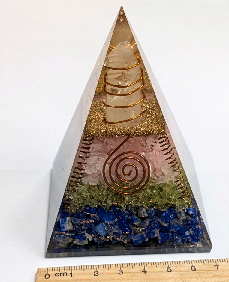 ORGONITE Crystal Healing Pyramid Auction (0086-2564769) | Grays Australia