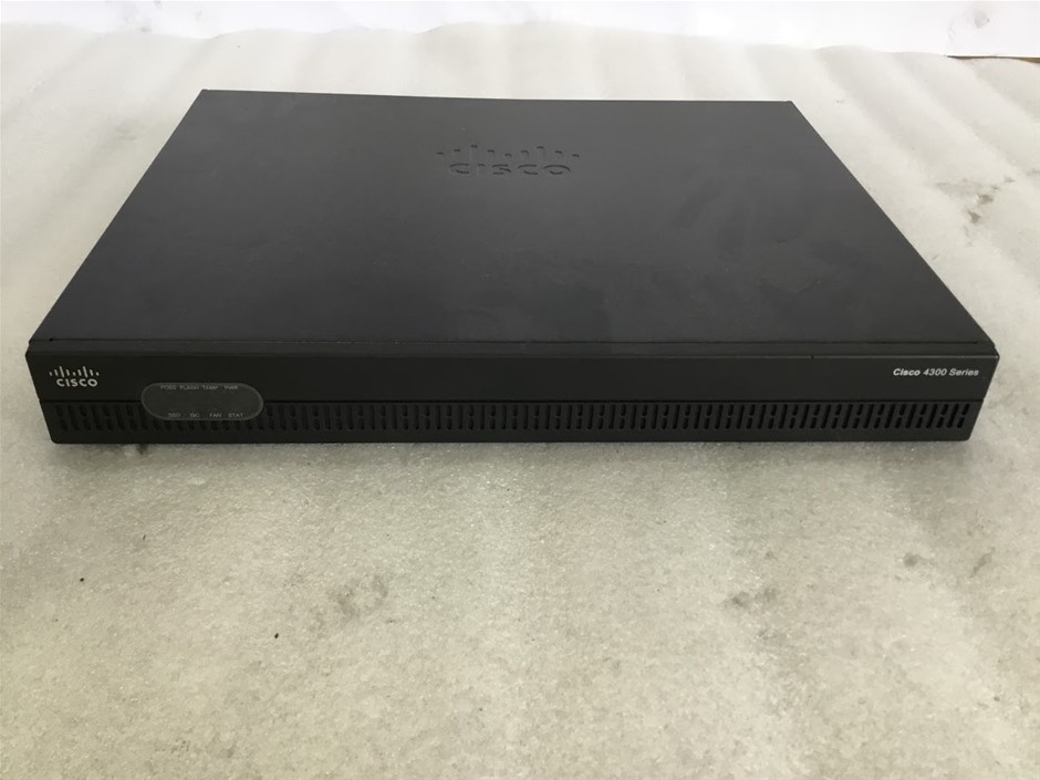 CISCO 4300 ISR4321 Integrated Services Router Auction (0014-2564806 ...