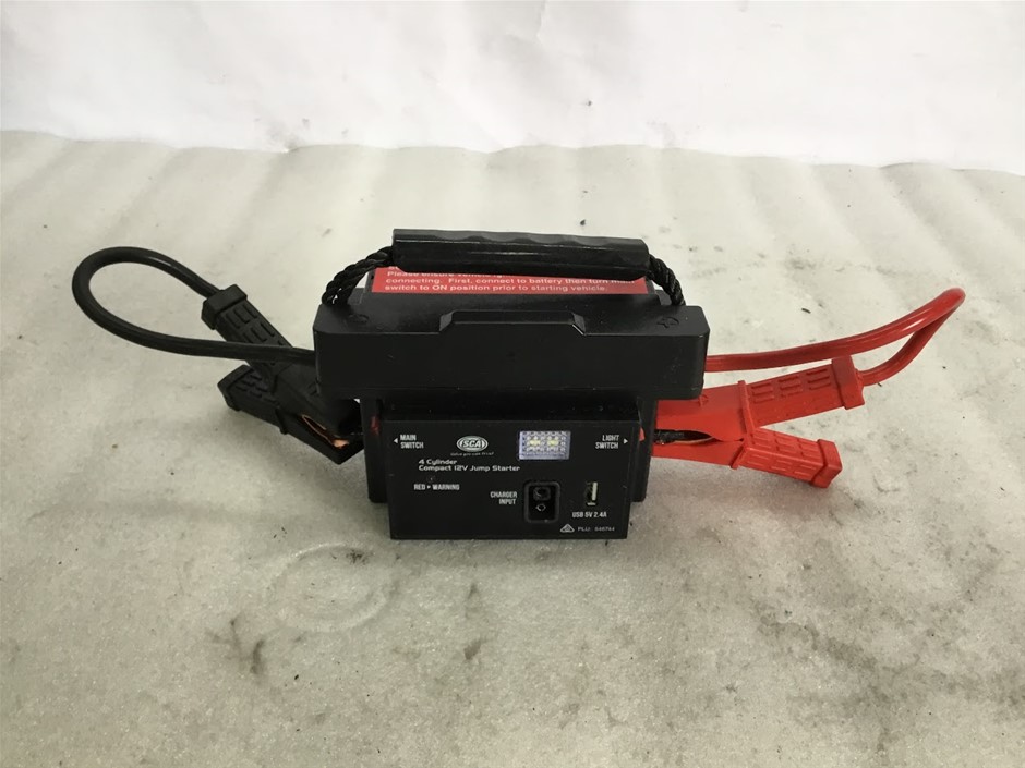 SCA 4 Cylinder Compact 12V Jump Starter Auction (0042-2565083) | Grays ...