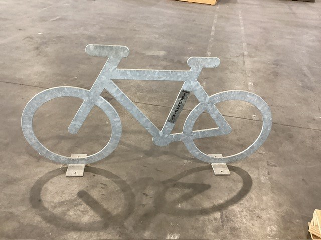 Securabike Galvanised Steel Security Flat Steel Bike Frames, Qty x 4 ...