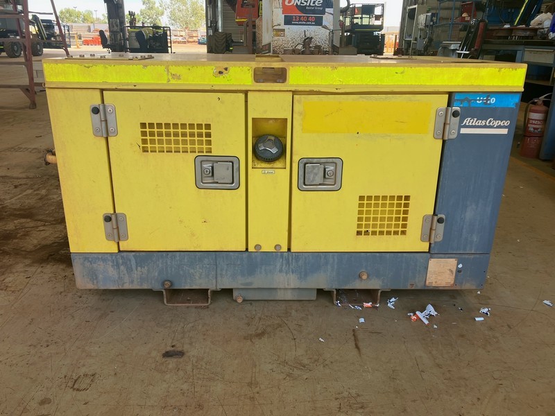 2019 Atlas Copco U110 Compressor - 100cfm - Diesel - Skid Mounted ...