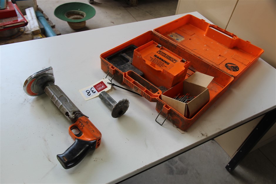 Ramset GA9020 Powder Actuated Nail Gun with Poly Case Auction (0038 ...