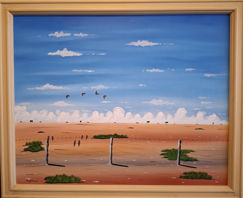 Title, should we follow that lot BIG,G size 40x50 cm, by DOUG FRITH ART ...