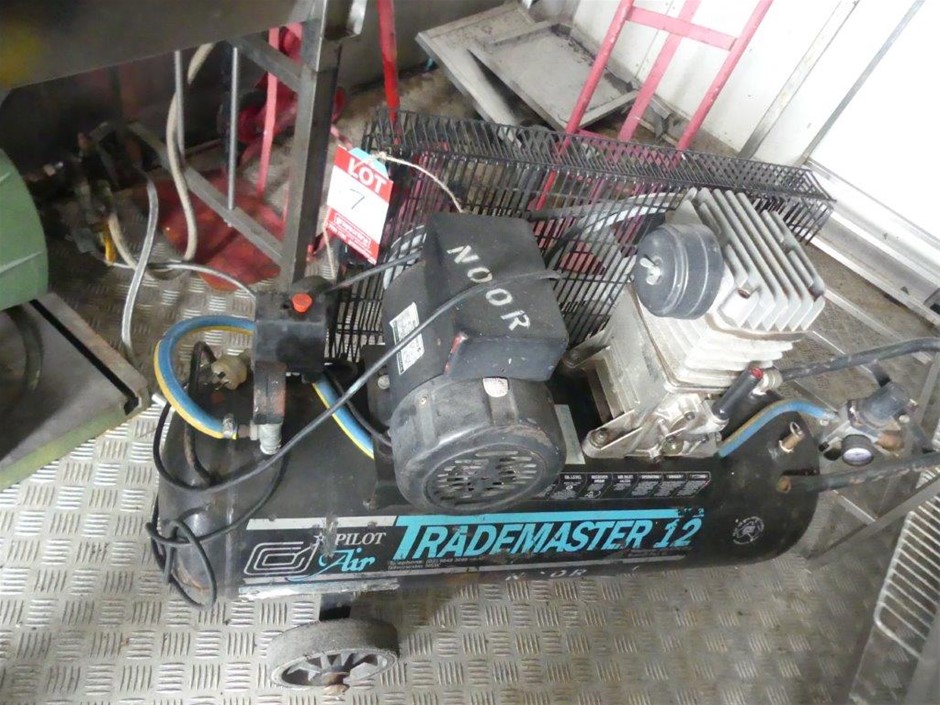 Pilot TM12 - Trademaster 12 Workshop Air Compressor Auction (0007 ...