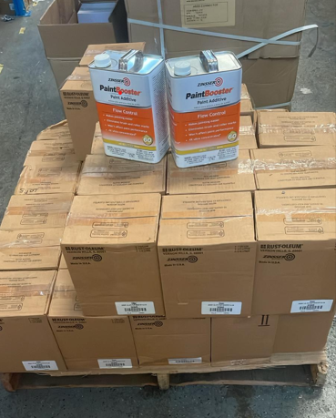 Pallet of Rust-Oleum Zinsser Paint Booster Paint Additive (3.78 Litres ...