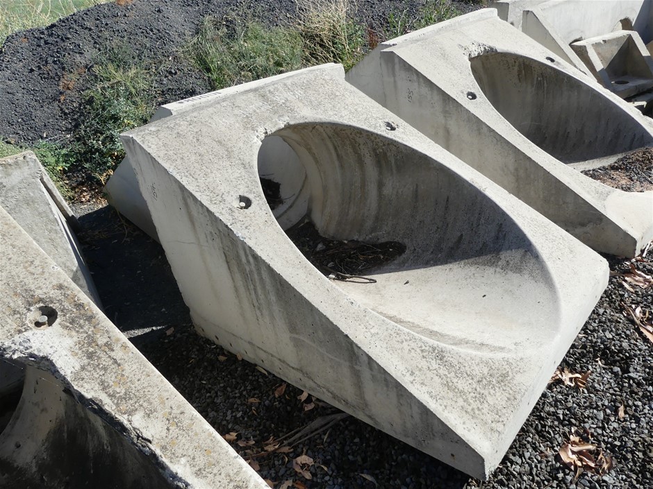 Sloped Pipe Headwalls (QTY 2) Auction (0154-5059251) | Grays Australia