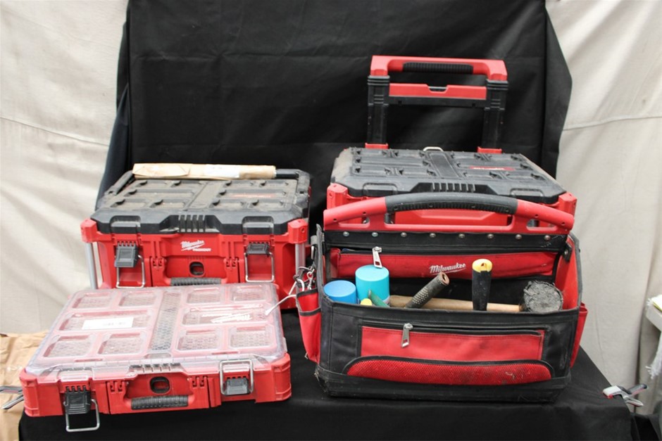 Milwaukee Pack Out Box and Assorted Tools Auction (0018-9057470 ...