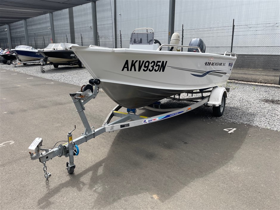 2021 Quintrex 420 Renegade SC Auction (0001-10082307) | Grays Australia