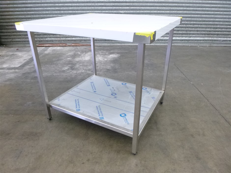 Custom Made Stainless Steel island Bench Auction (0017-5059450) | Grays ...