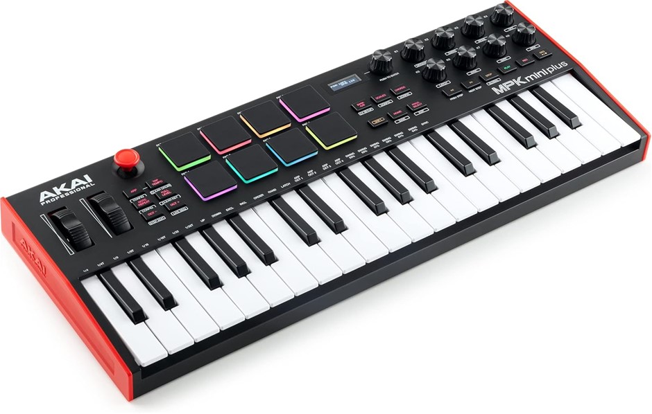 AKAI Professional MPK Mini Plus - USB MIDI Keyboard Controller with 37 ...