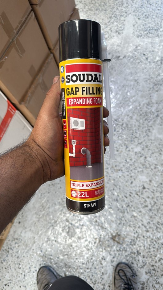 Soudal Gap Filling Expanding Expansion Foam 500g Auction (0020-2566227) | Grays Australia