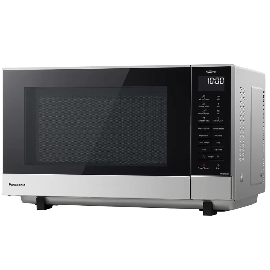 PANASONIC 27L Flatbed Microwave Oven 1000W, Stainless Steel, Model ...