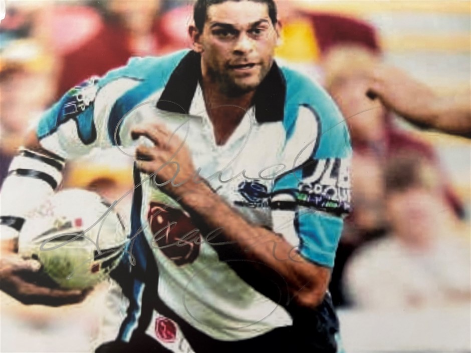 CRONULLA SHARKS DAVID PEACHEY SIGNED PHOTO Auction (0028-2566301 ...