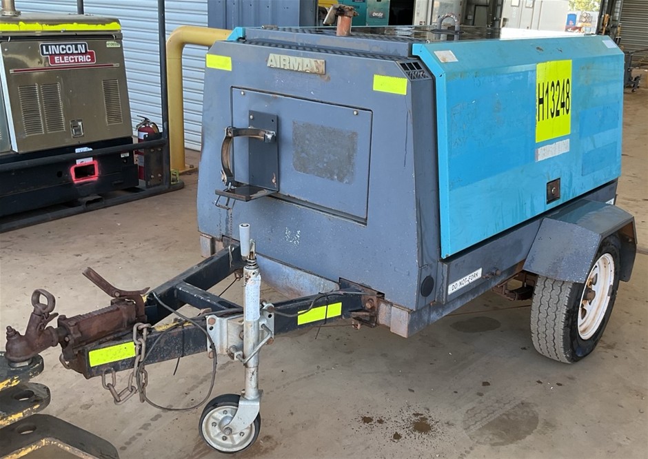 2012 Airman PDS185S Compressor - 185cfm - Diesel (Newman) Auction (0056 ...