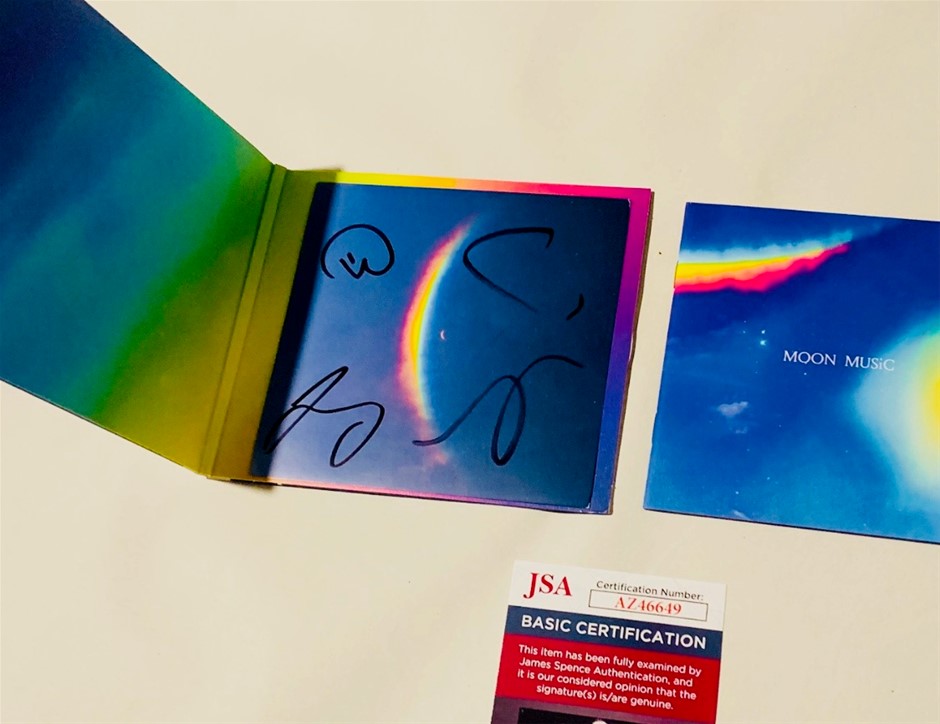 Signed Coldplay "Moon Music" album band - signed by four members ...