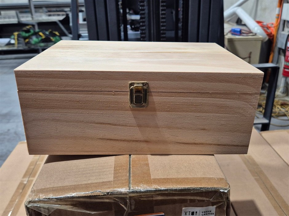 Bulk Lot Timber Boxes w Brass Latch (x66) Auction (0010-5059476 ...