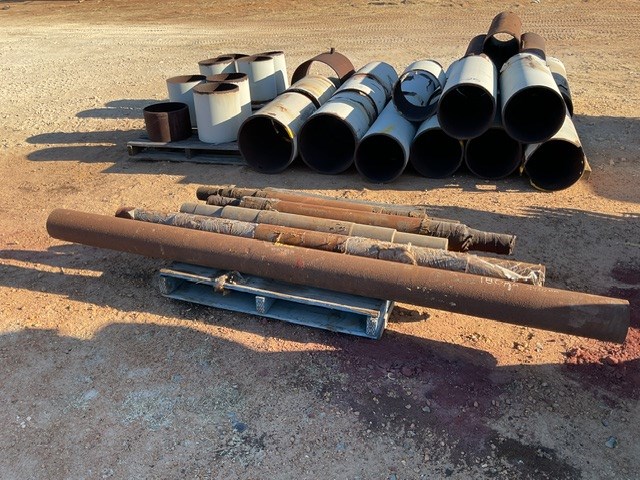 Pallet of Solid Steel Poles Auction (0051-9057388) | Grays Australia