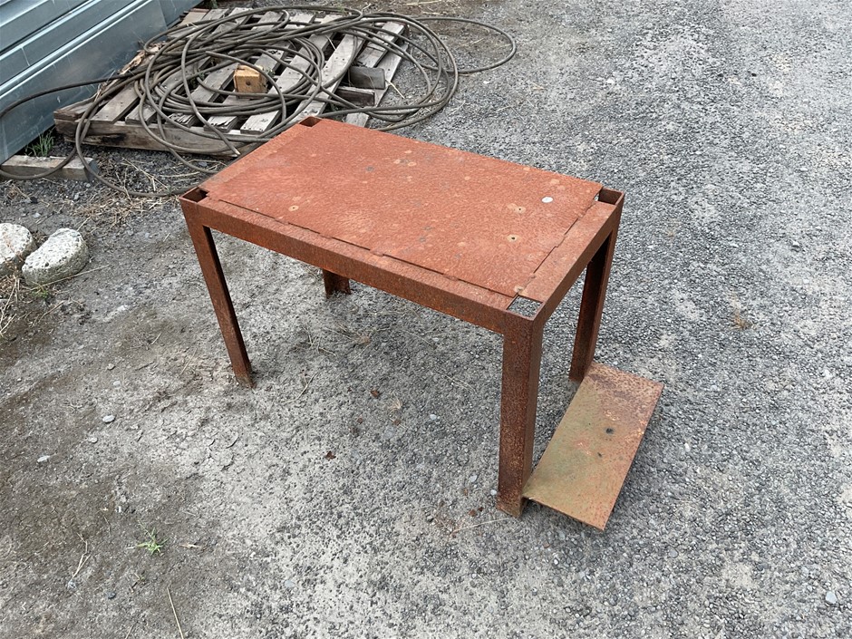 Small Steel Fabricated Table Auction (0259-3032825) | Grays Australia