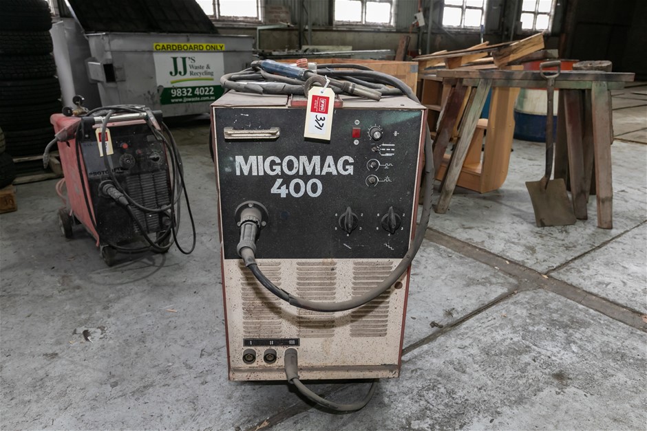 MIGOMAG M400 Mobile MIG Welder Auction (0004-5059852) | Grays Australia