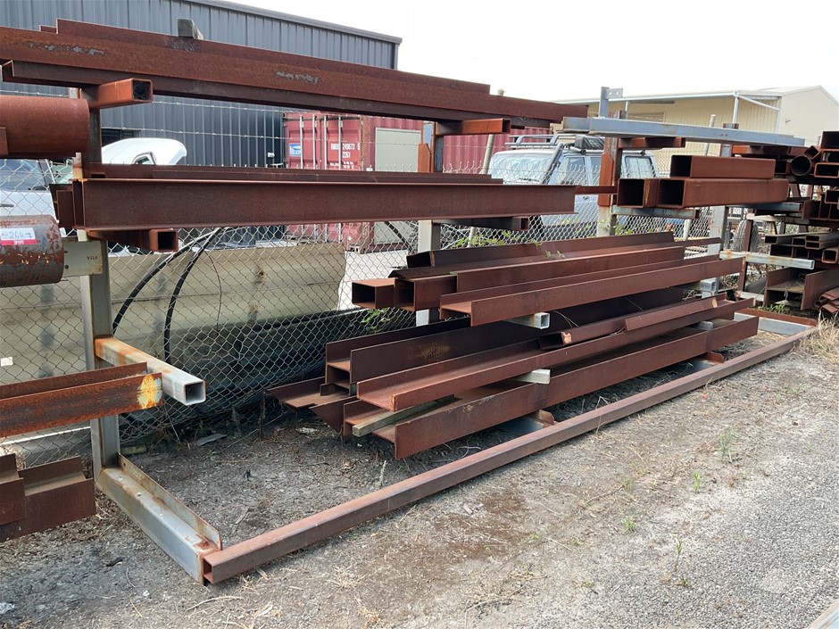 Assorted Lengths of Steel & Stock Rack Auction (0265-3032825) | Grays ...