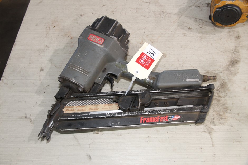 Senco Frame fast 650 Pneumatic Framing Gun Auction (0761-5059239 ...