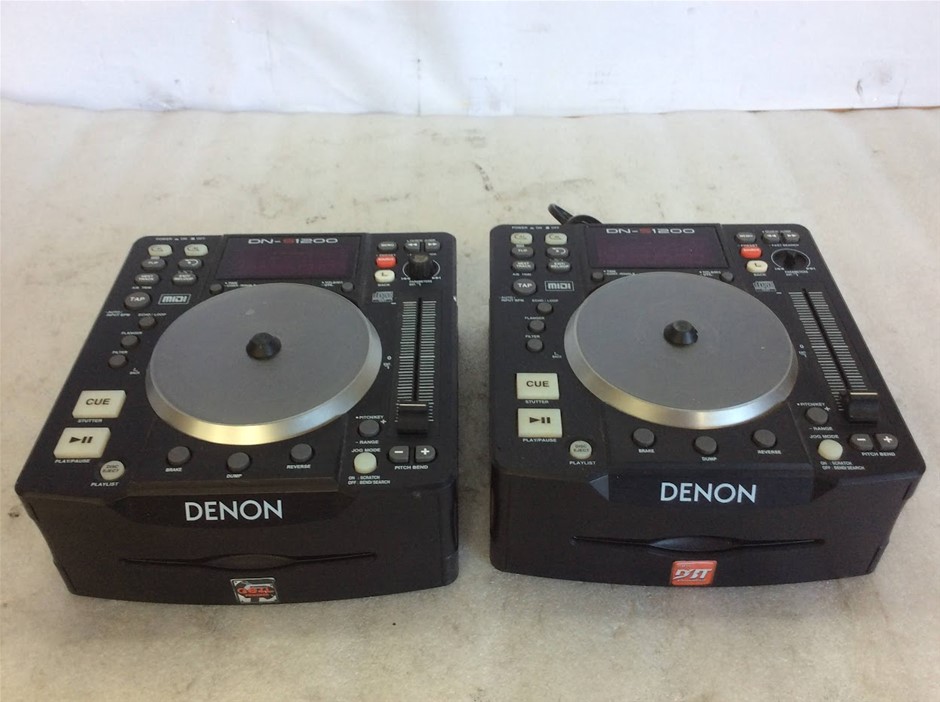 Denon DJ DN-S1200 CD/USB Media Player (Lot of 2) Auction (0044-2566958 ...