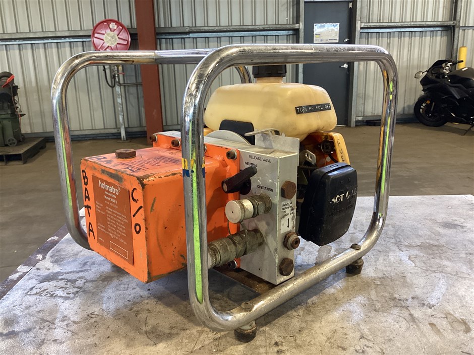 Holmatro Rescue Tools, 2030 U Hydraulic Pump Unit Auction (0022-8019990 ...