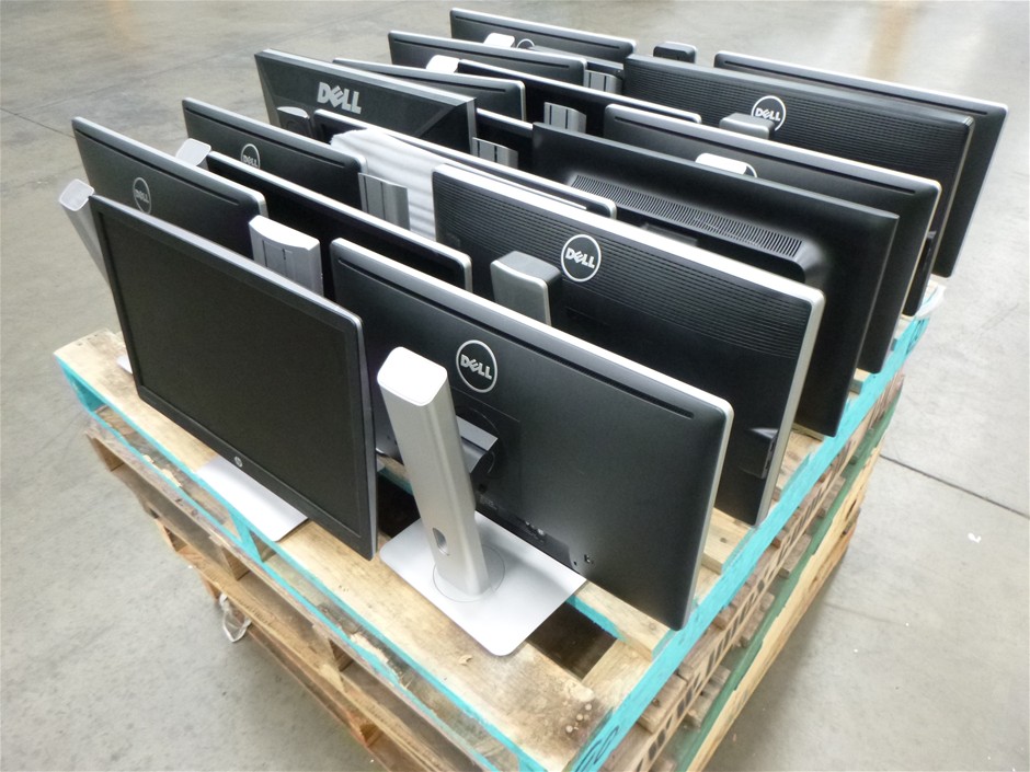 Monitors, Assorted Brands & Models, Pallet Of Approx 18 Auction (0052 ...