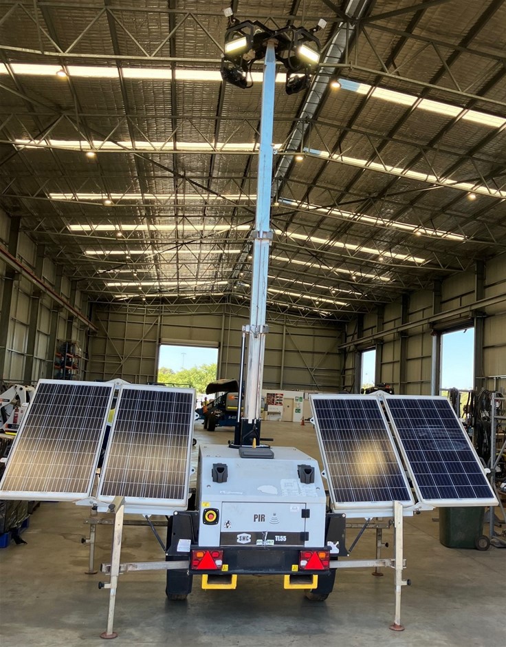2021 SMC TL55 Lighting Tower - 240w - LED SOLAR (Bunbury) Auction (0015 ...