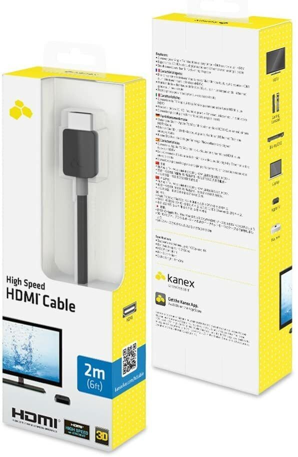Bulk lot of 2 Kanex High Speed w. Ethernet HDMI Cable - 2 m Auction (0021-2567682) | Grays Australia