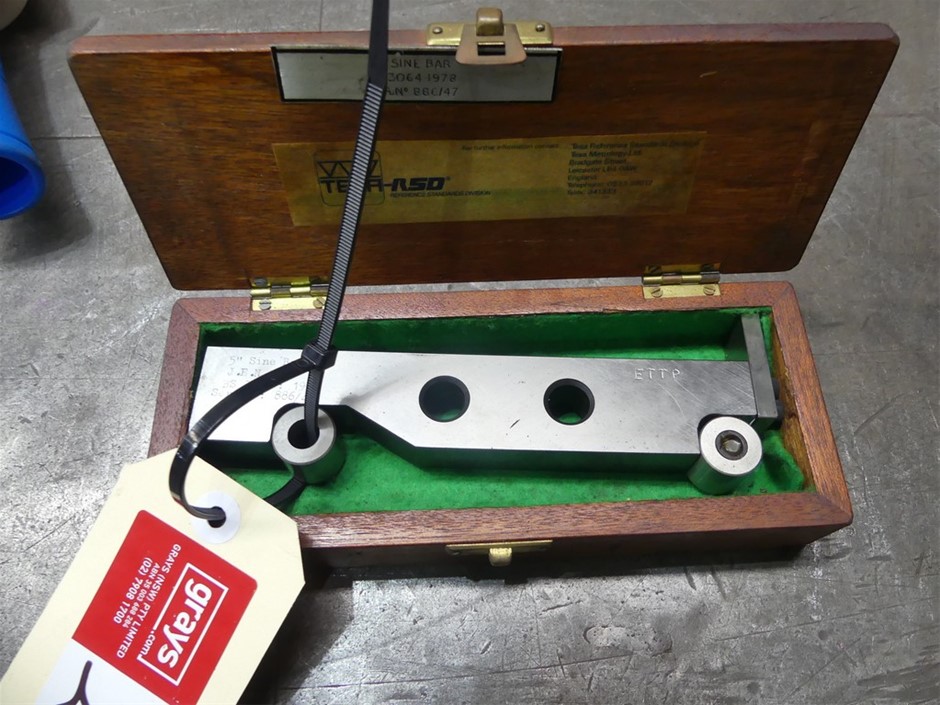 Tea-ASD Sine Bar (5 Inch) Auction (0209-5059665) | Grays Australia