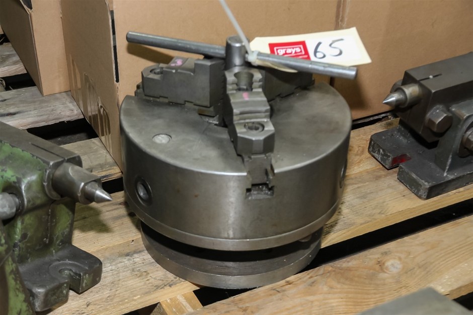Lathe Chuck on Fixture Plate Auction (0065-5059665) | Grays Australia