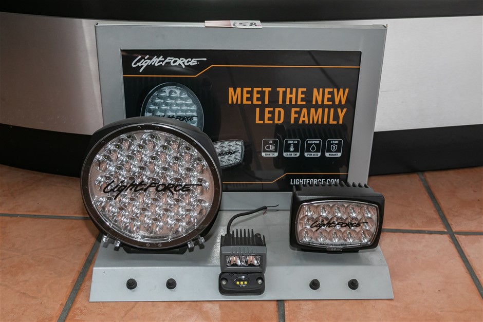 LIGHTFORCE LED Work Lights Display Unit Auction (0158-5059684) | Grays ...