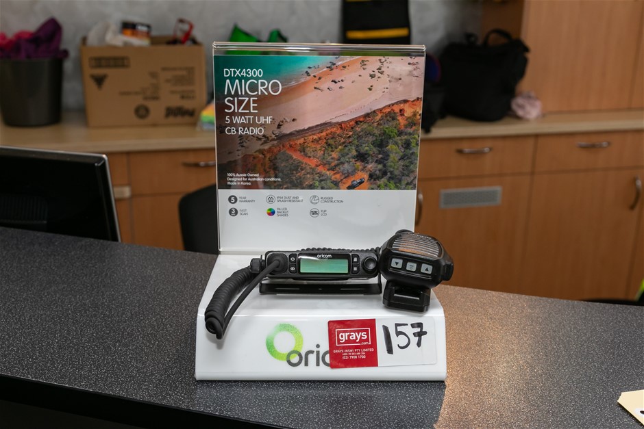 ORICOM DTX4300 UHF CB Radio Display Unit Auction (0157-5059684) | Grays ...