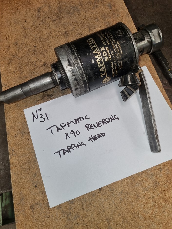 Tapmatic 90X Reversing Tapping Head Auction (0031-8020346) | Grays ...