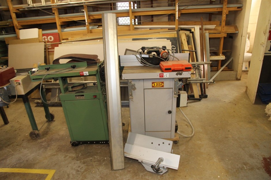 LEDA SK-285P Spindle Moulder with Siding Table Attachment Auction (0015 ...